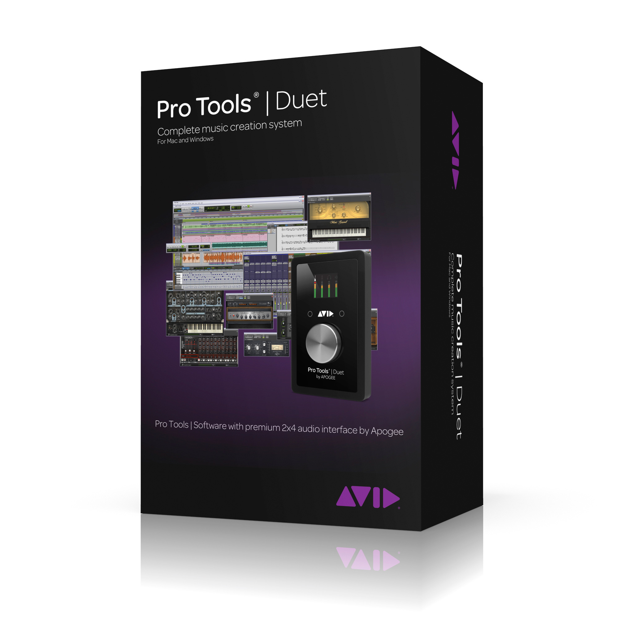 DUET Avid Pro Tools 11 Recording Software & Apogee Duet 2x4 Audio Interface DUET Avid Pro Tools 11 Recording Software & Apogee Duet 2x4 Audio Interface