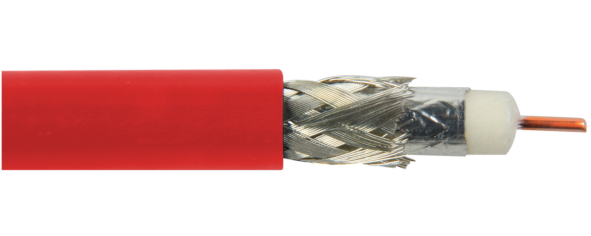 Belden 1694A 0025000 CM Rated 3G-SDI RG6 Digital Coaxial Cable - Red ...