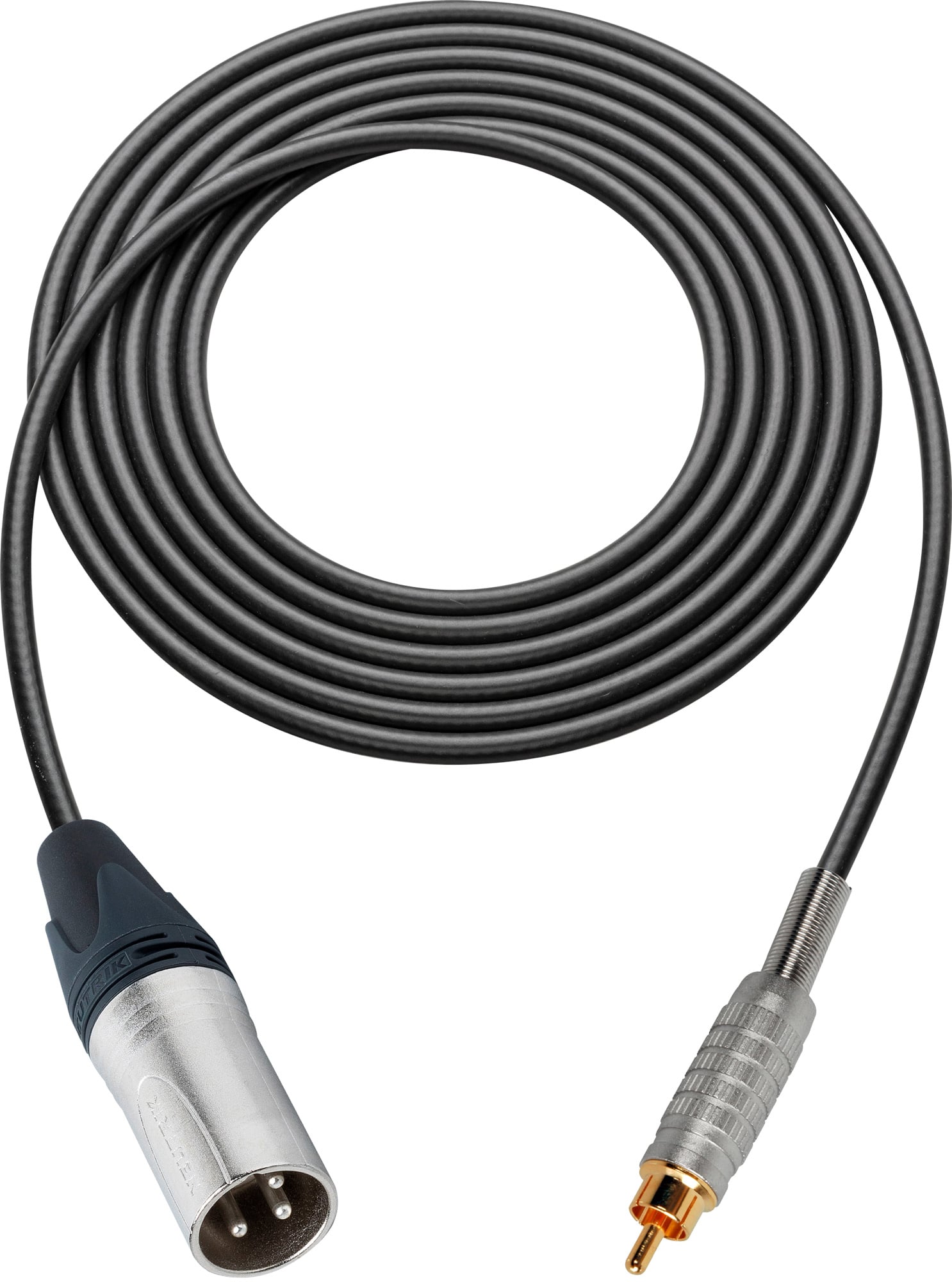 Sescom Audio Cable Belden Star Quad 3-Pin XLR Female to RCA Male Black ...