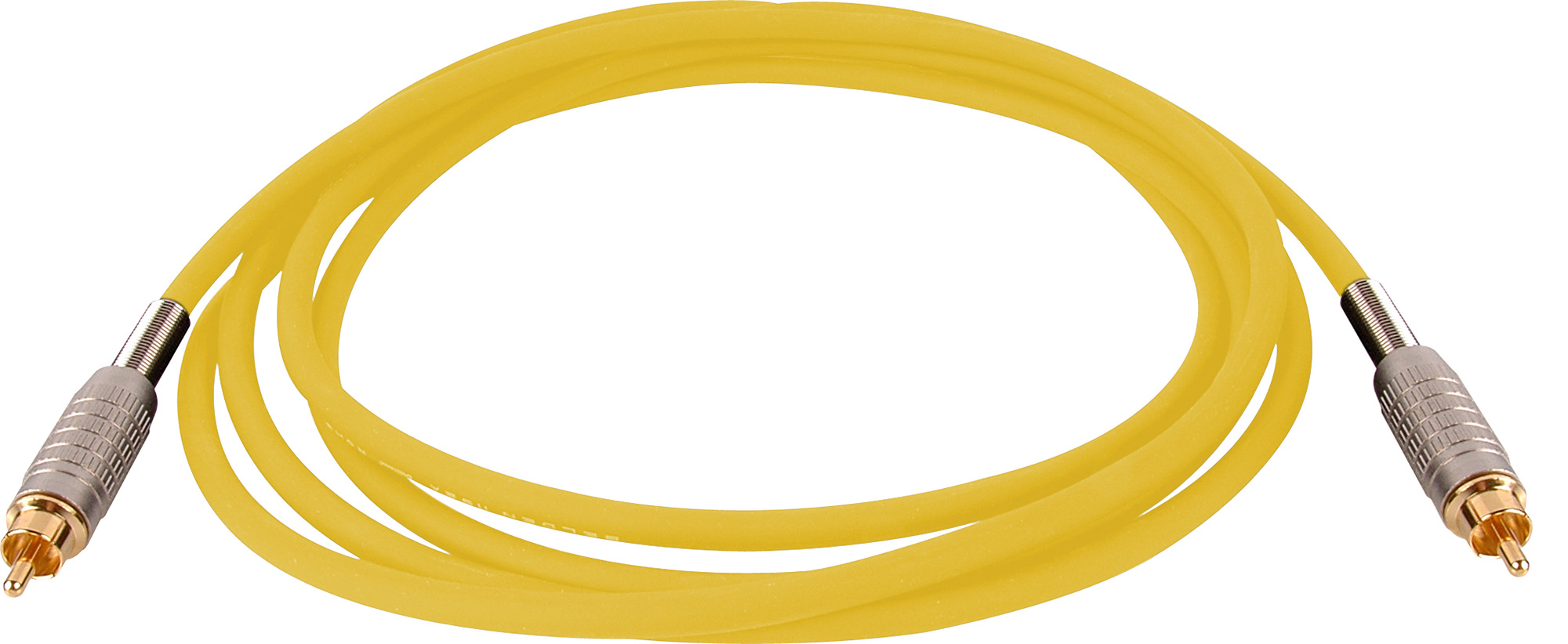 Sescom Audio Cable Belden Star Quad RCA Male to RCA Male Yellow - 6 Foot