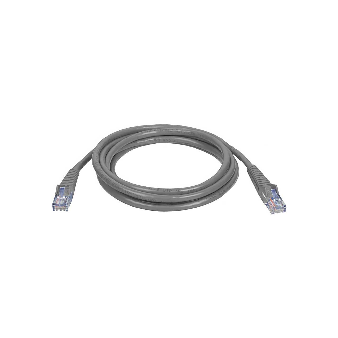 Connectronics CAT5e Snagless Molded 350MHz UTP Patch Cable - 25 Foot - Gray