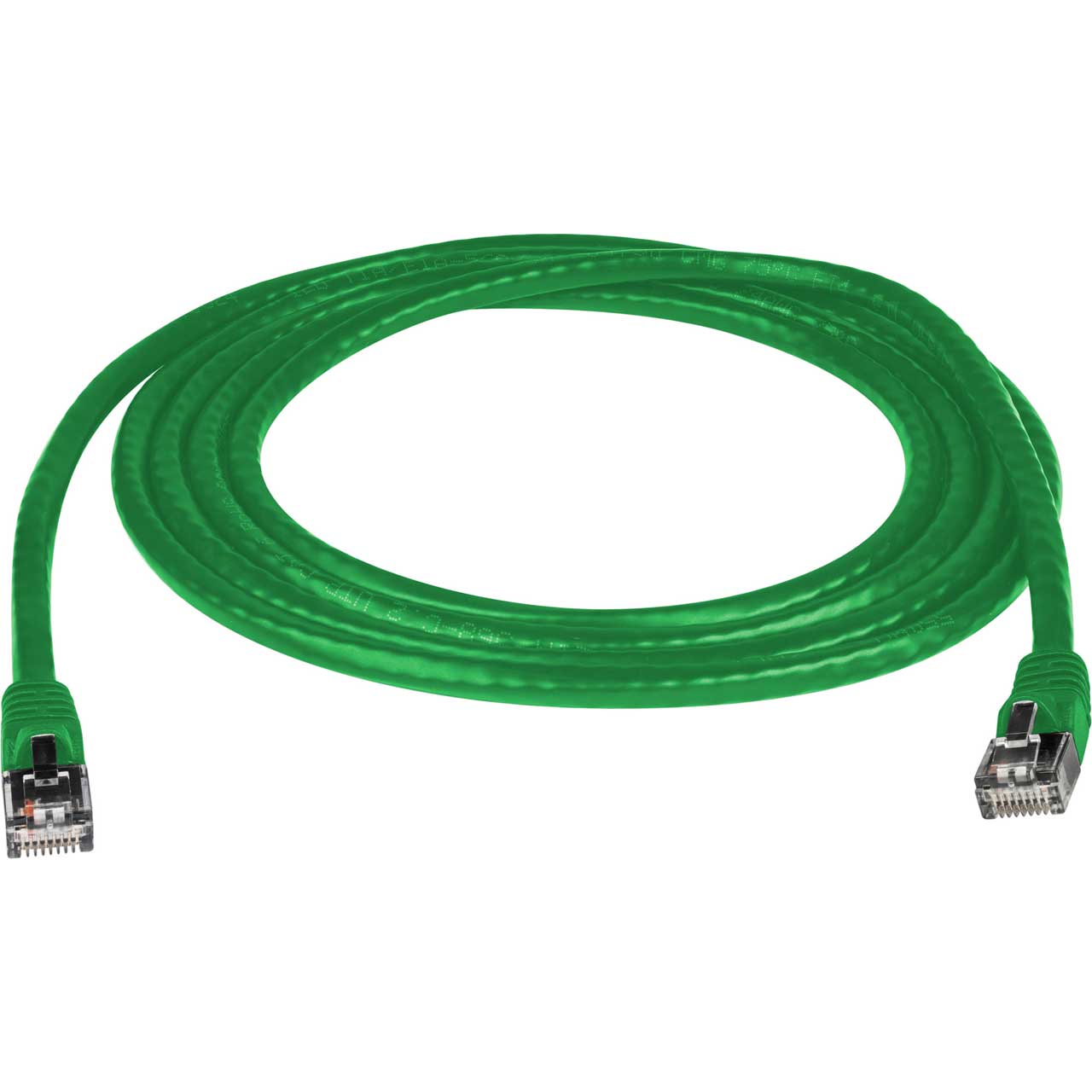 Connectronics CAT6 Snagless Molded 24AWG 50u UTP Patch Cable - 7 Foot - Green