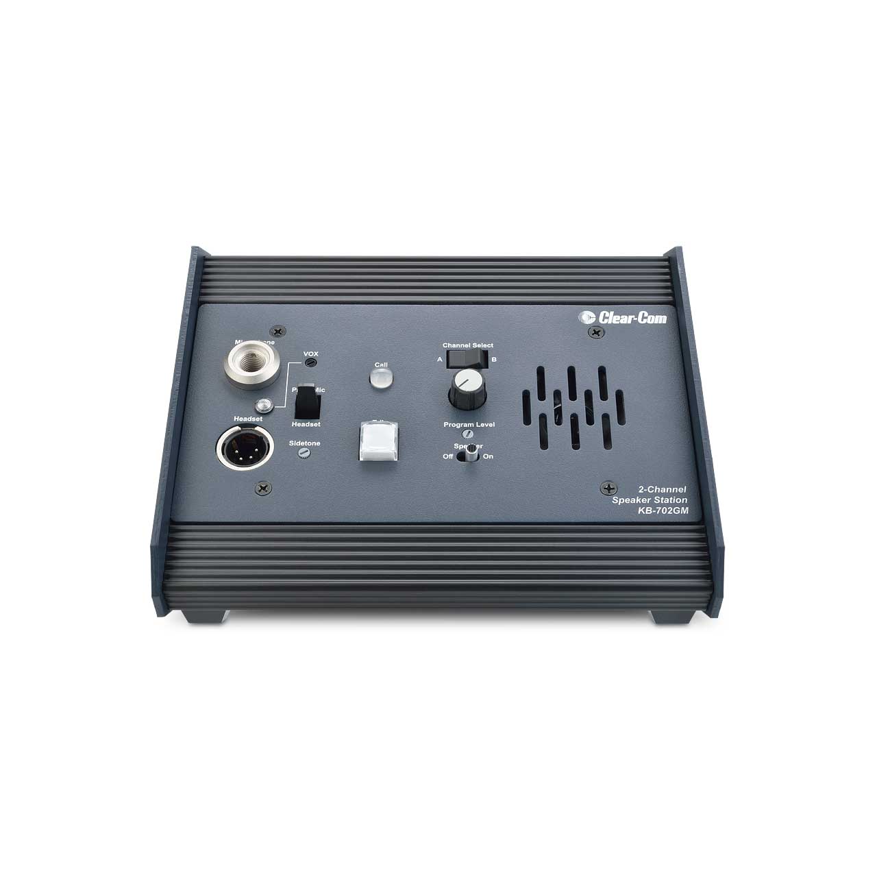 Clear-Com V-BOX-X6 Dual Channel Encore KB Speaker Station Enclosure ...