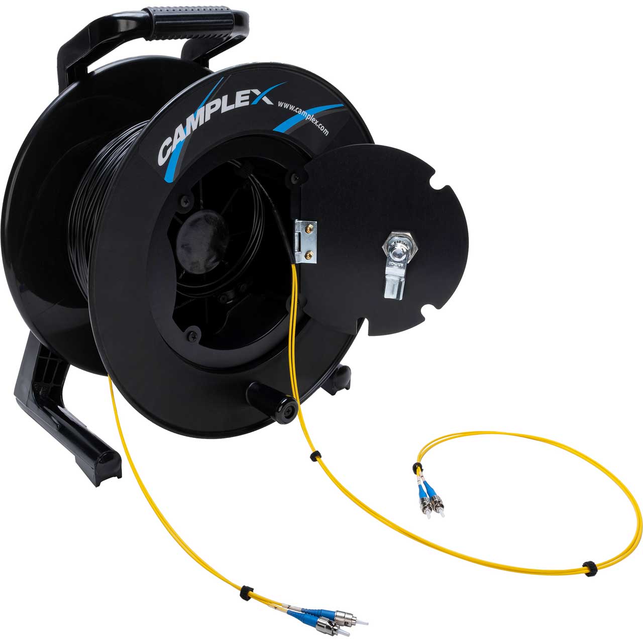 Camplex TiniFiber 2-Channel ST-Single Mode Armored Tactical Fiber Optic ...