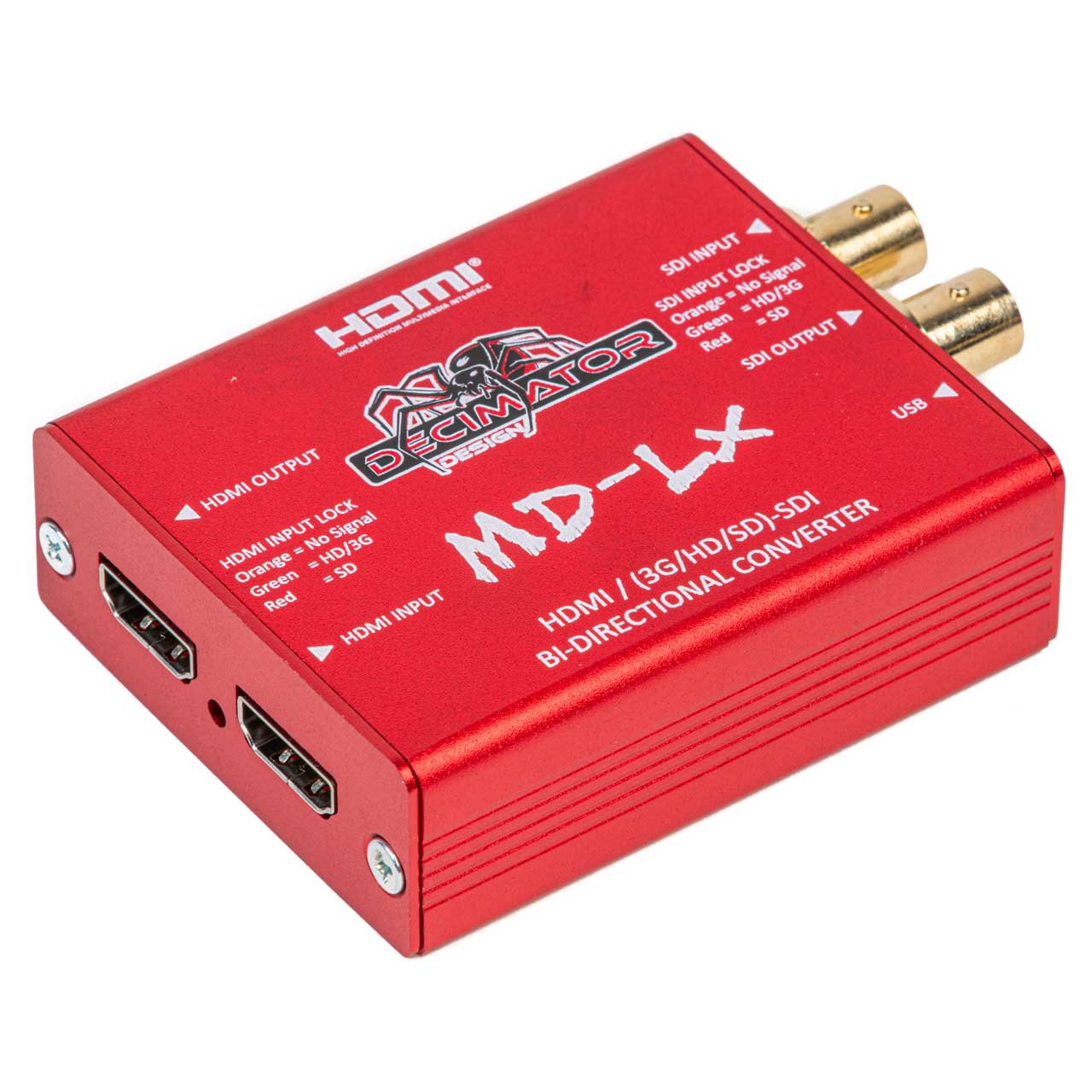 Decimator MD-LX HDMI/SDI Bi-Directional Converter for 3G/HD/SD - Unit ...