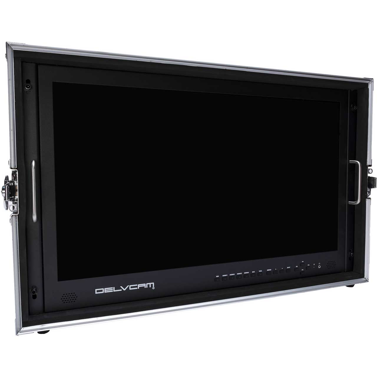 Delvcam 4KSDI28 4K UHD HDMI 3G-SDI Quad View Broadcast LCD Monitor in ...