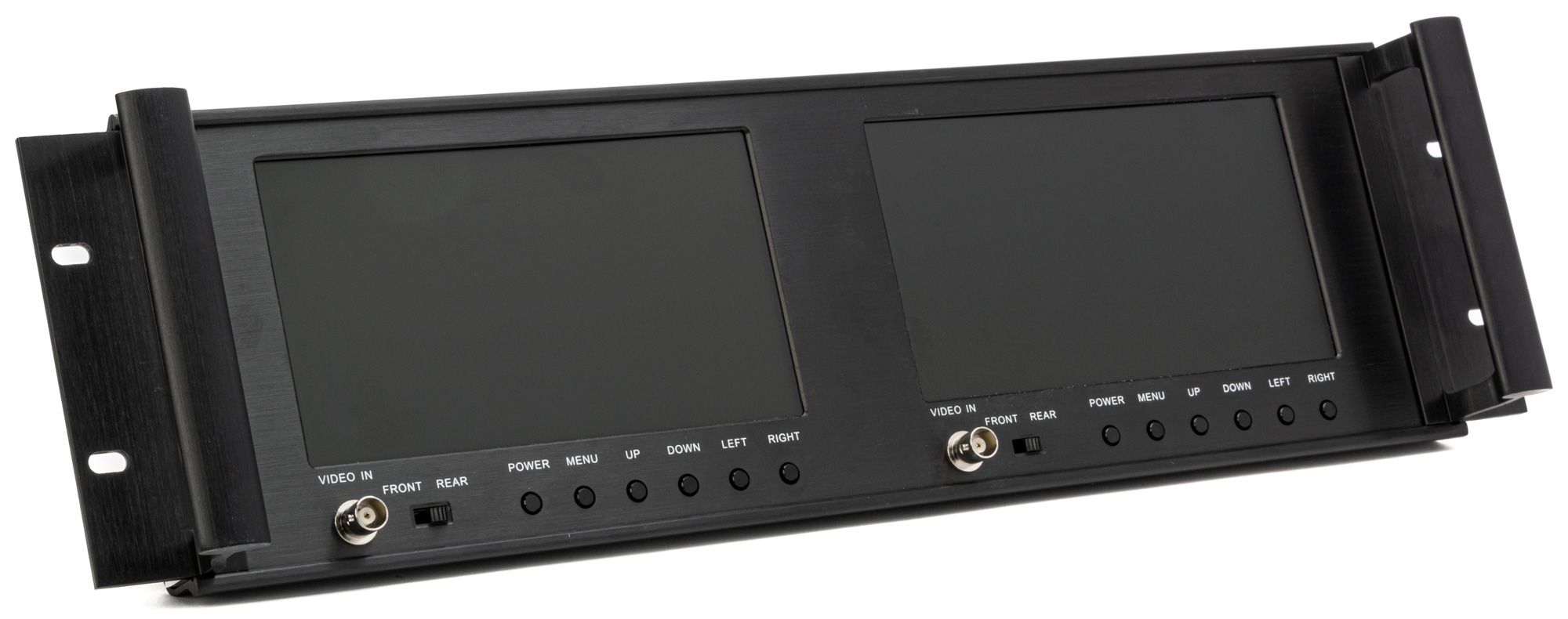 DUAL-7-RM-LCD Dual 7-Inch RackMount Video Monitor with Loop Through ...