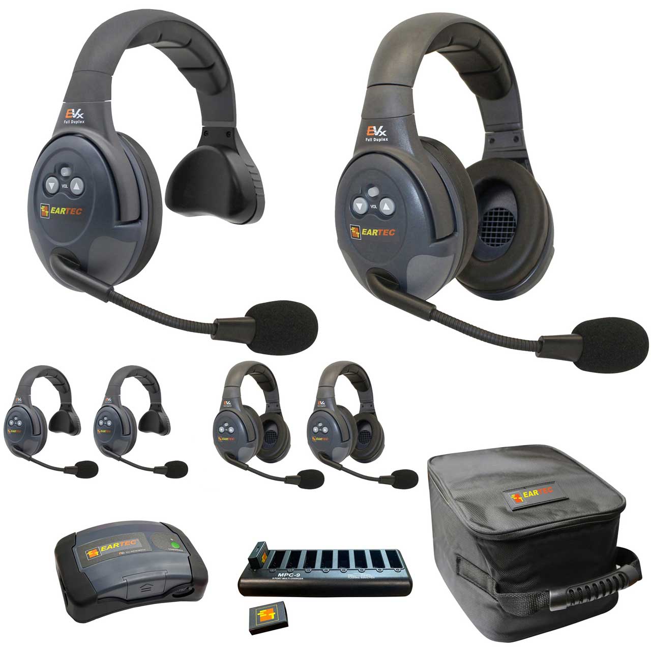 Eartec EVADE EVX633-CM Full Duplex Dual Channel Wireless Intercom ...