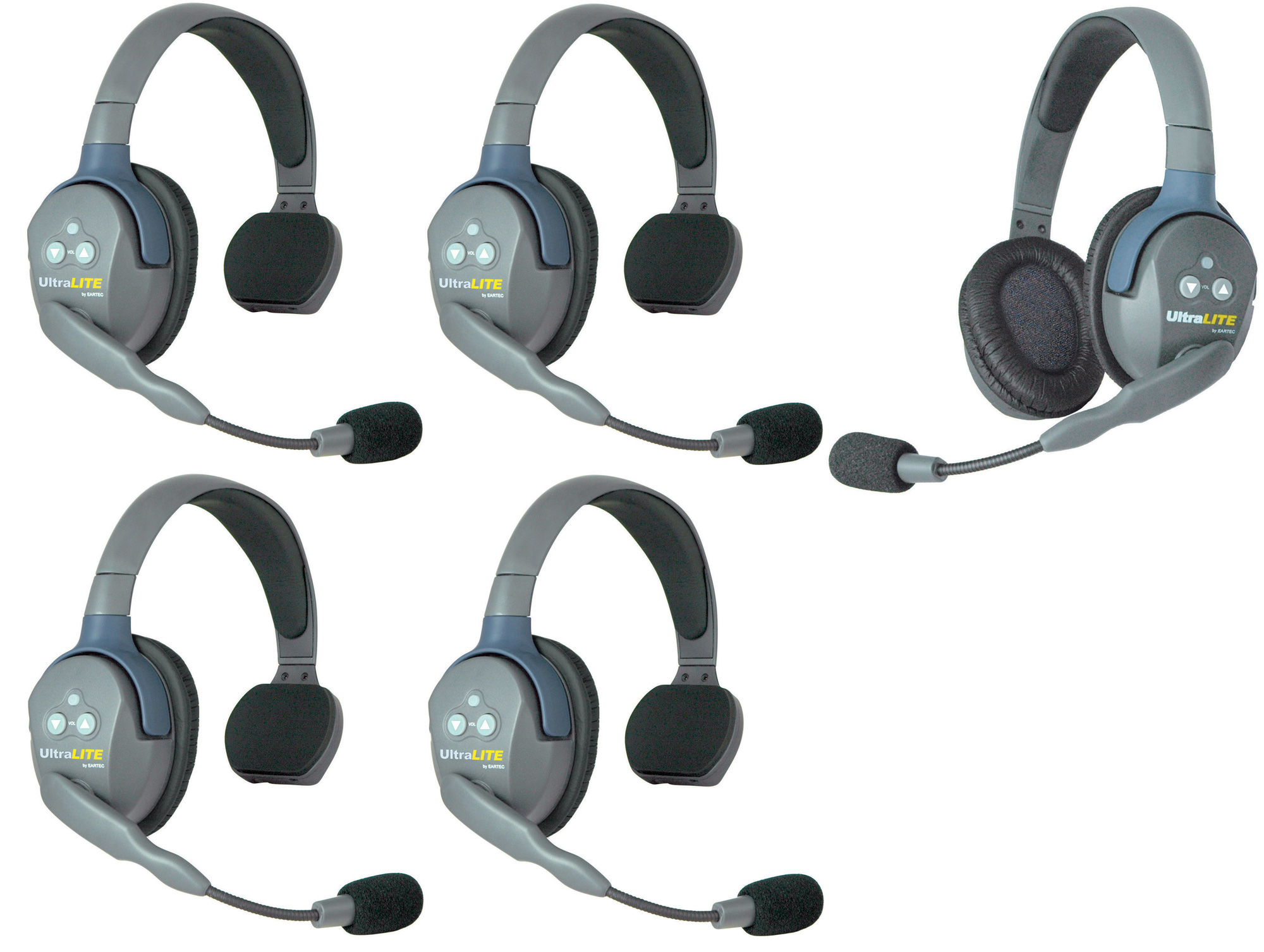 Eartec HUB541 UltraLITE/HUB 5-Person Full Duplex Wireless Intercom ...