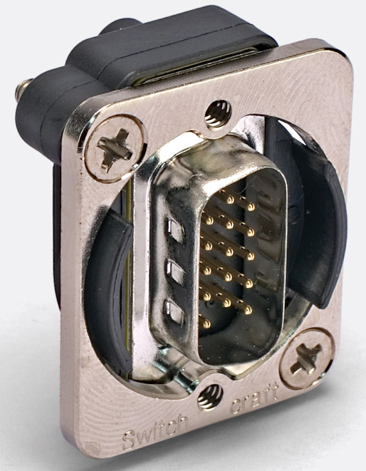 Switchcraft EHHD15MM 15-Pin HD Dsub Connectors Male to Male