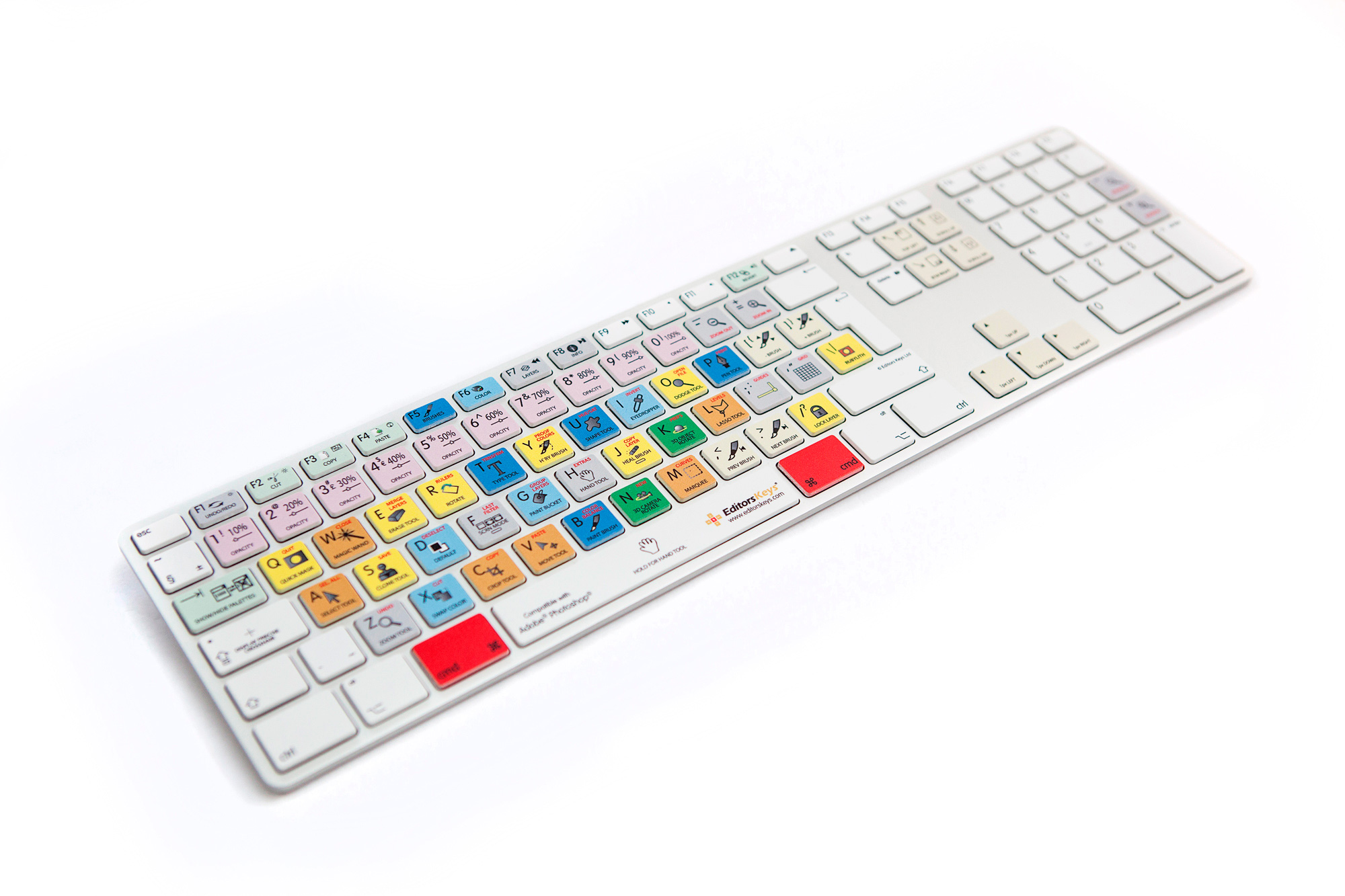 Editors Keys PS-APL-01 Dedicated Photoshop Dedicated Keyboard