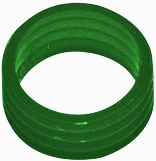 100 Compression Connector Color Rings- Green