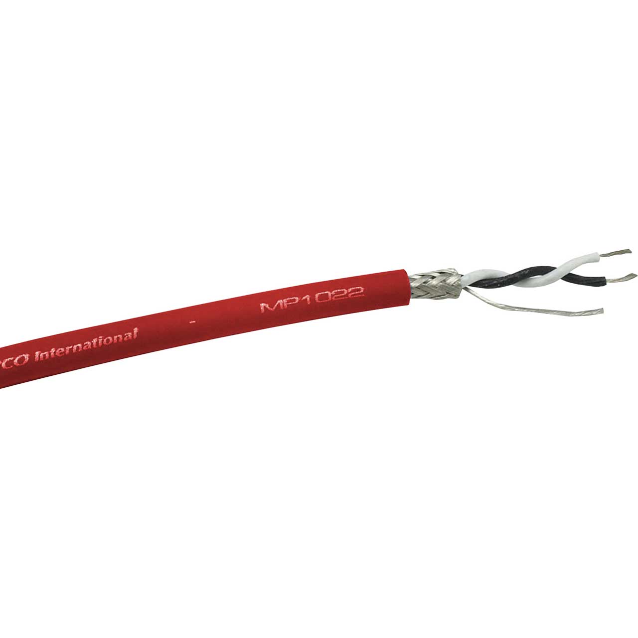 Gepco MP1022 Mic/Line Audio Cable - 1 Pair - 1000 Foot - Red