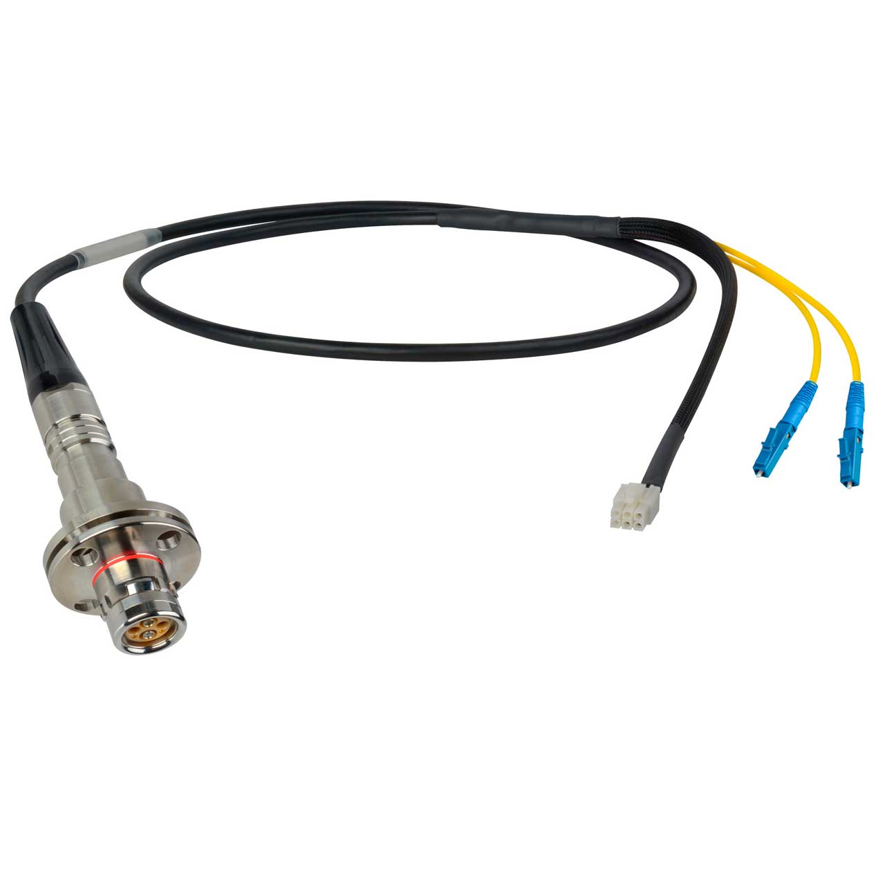 Camplex HF-FMWLC8-BO LEMO FMW to Duplex LC & 6-Pin RG In-Line Fiber ...