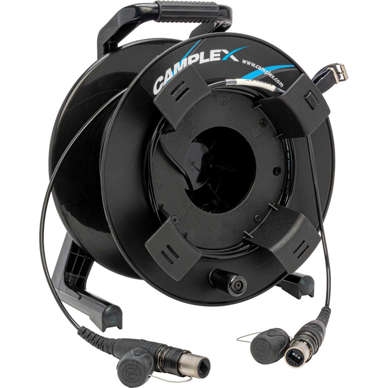 Camplex opticalCON DUO to DUO OM4 Multimode Fiber Optic Tactical Reel ...