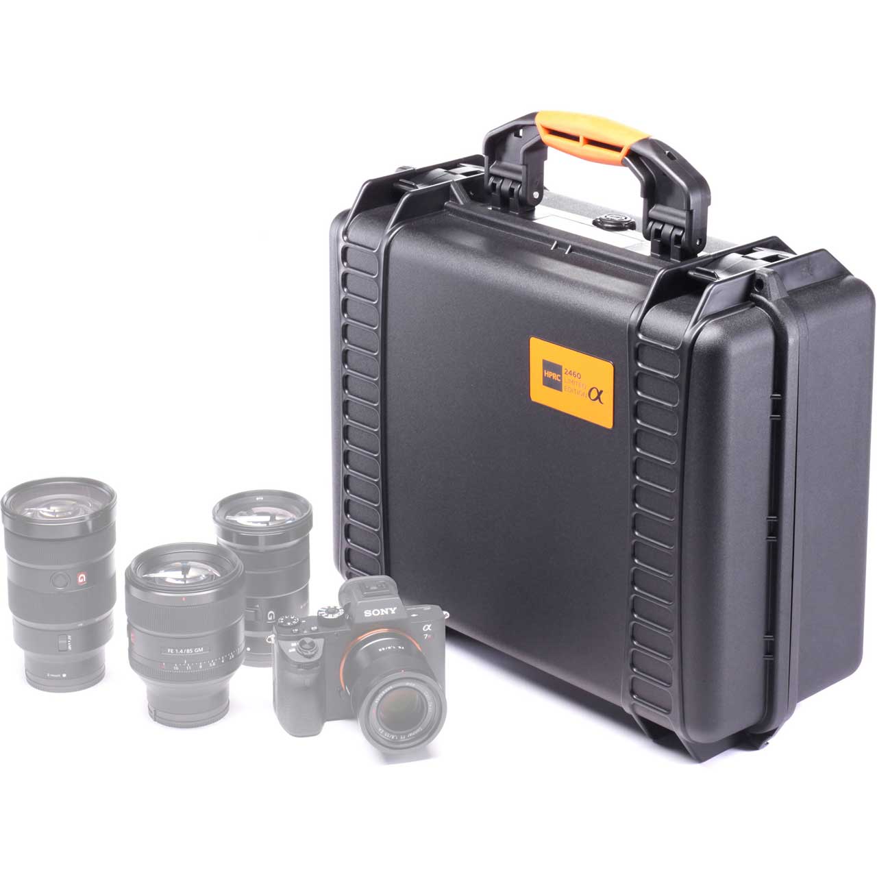 HPRC ALP2460-01 Hard Case with Foam for Sony Alpha plus Accessories - Black