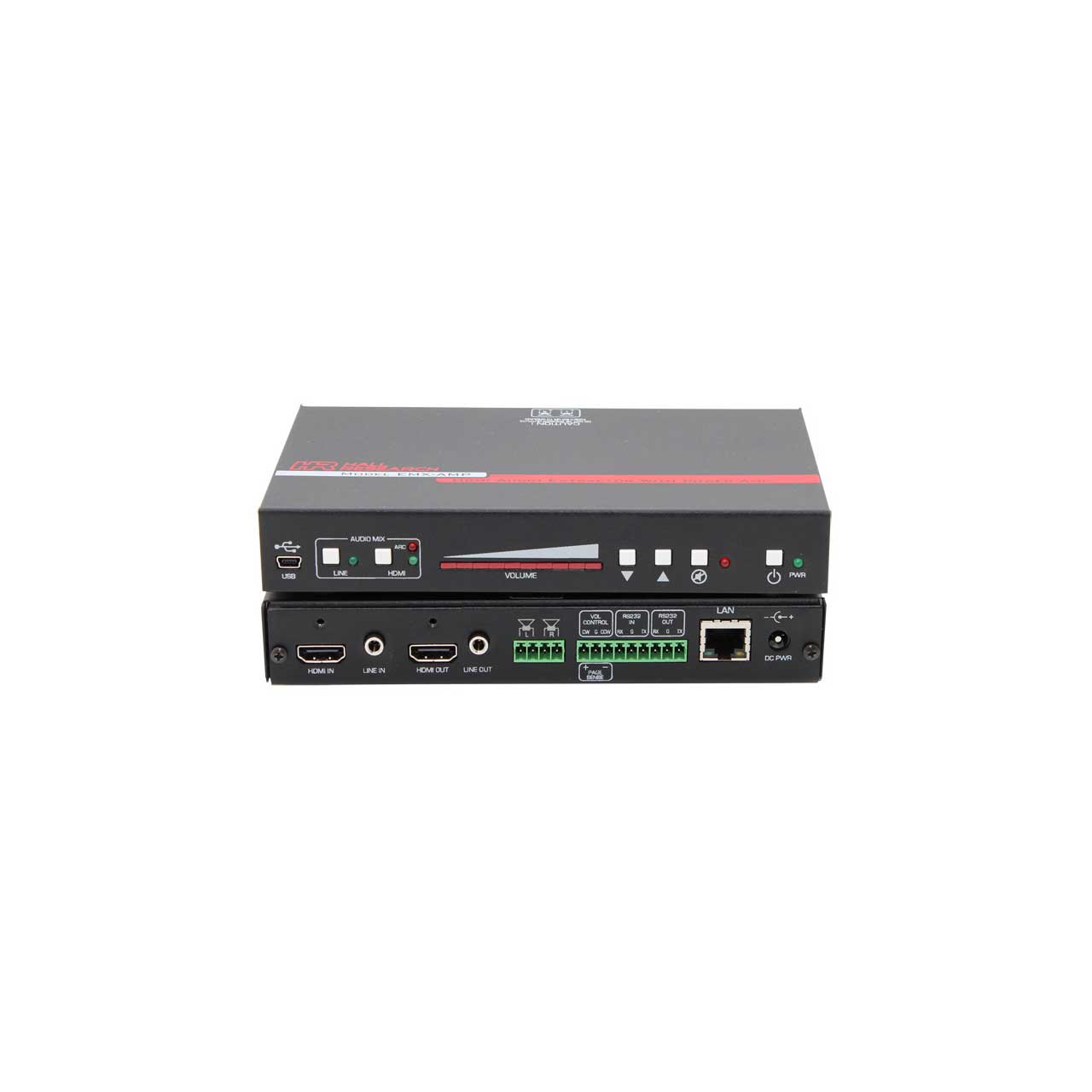 Hall Technologies EMX-I-AMP 4K HDMI Audio Extractor with Audio ...