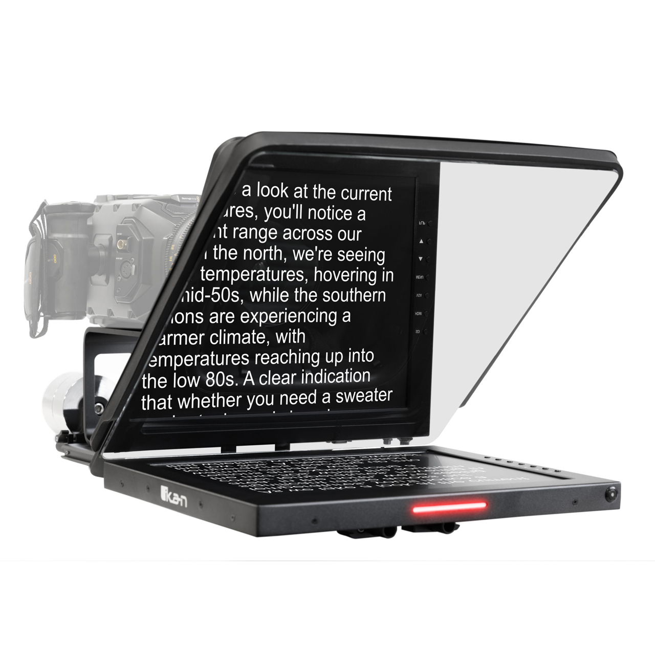 Ikan PT4500-SDI-V2 High Bright 15-inch Teleprompter with Built-In Tally ...