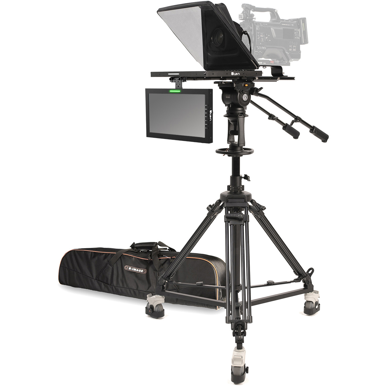 Ikan PT4500S-TMW-PEDESTAL 15in Turnkey Teleprompter System - Pedestal ...