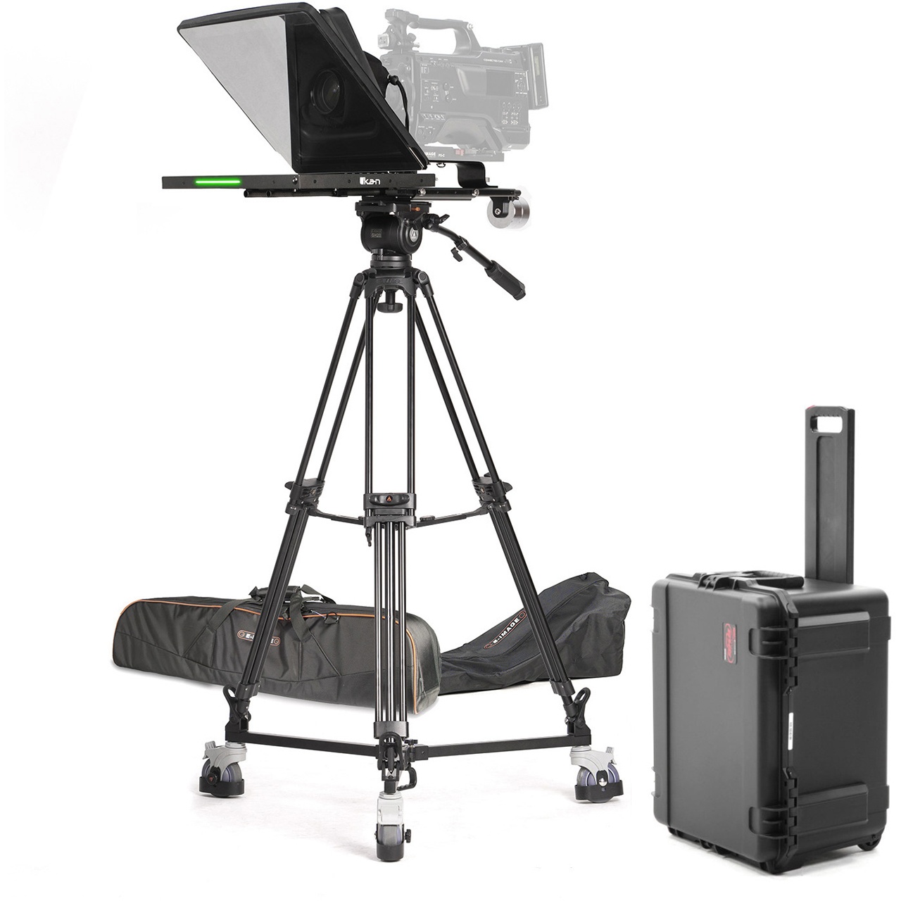 Ikan PT4500S-TRIPOD-TK-V2 15-inch Turnkey Teleprompter System with ...