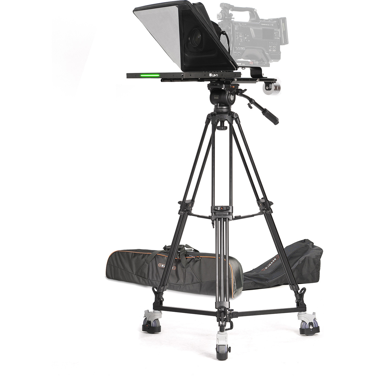 Ikan PT4500-TRIPOD-V2 15-inch Turnkey Teleprompter System with Tripod ...