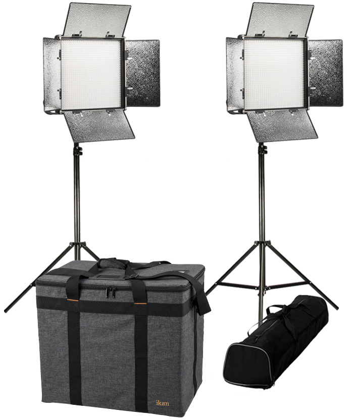 ikan RW10-2PT-KIT Kit with 2x Rayden Daylight 1 x 1 LED Lights