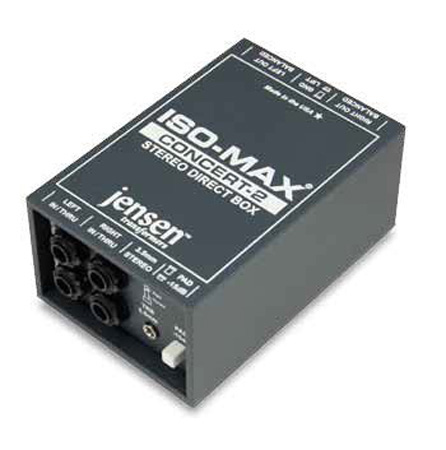 Jensen Transformers Concert-2 Two Channel Direct Box