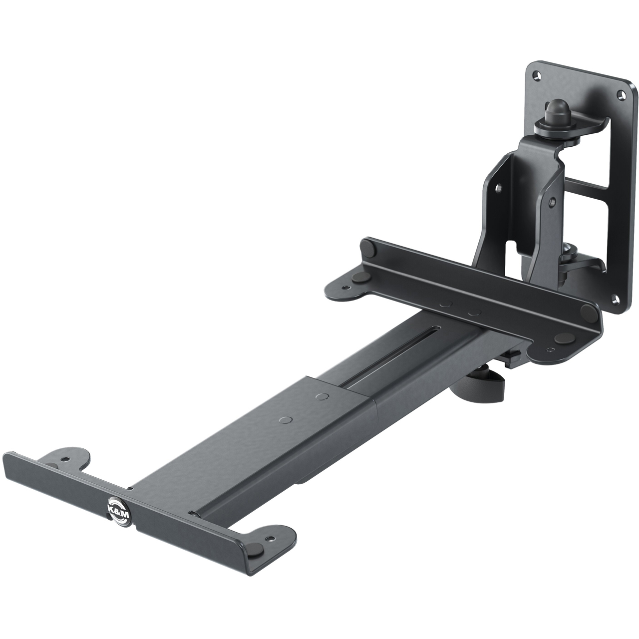 K&M 24167 Speaker Wall Mount L with Adjustable Boom for Monitors and ...