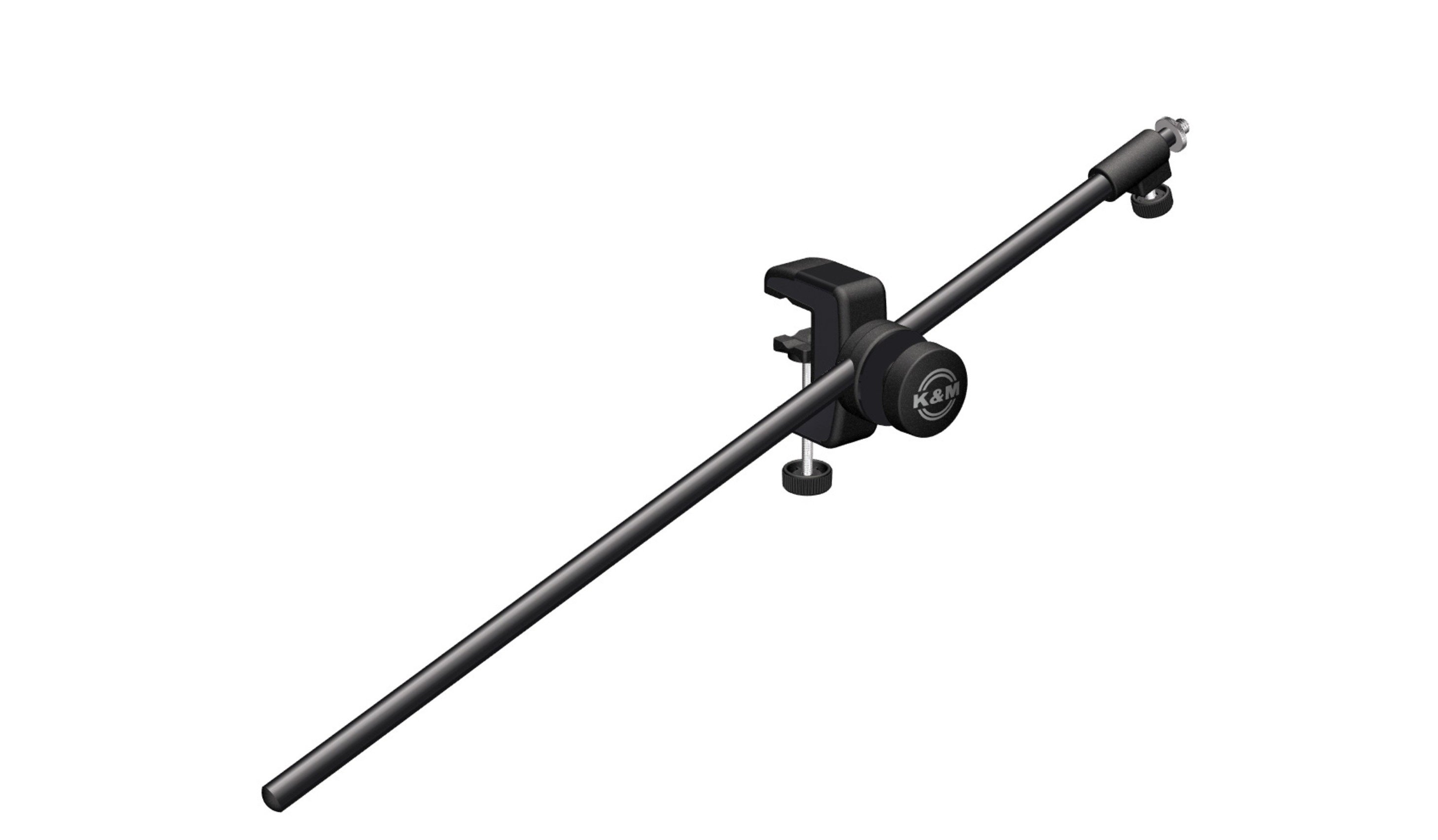 K&M 258 Table Microphone Clamp Stand - Black