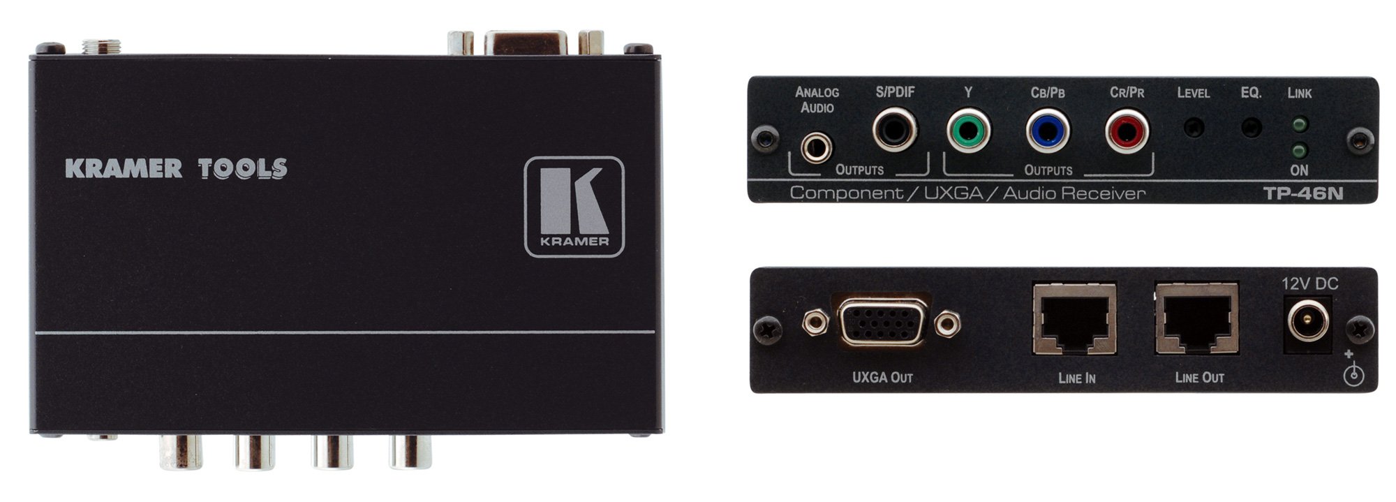 Kramer TP-46N - Component/Computer Graphics Video w/Audio over Twisted ...