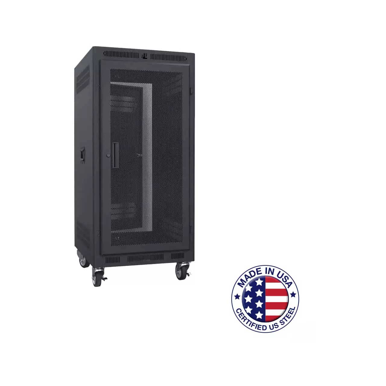 Lowell LPR-2127FV 21RU Portable Welded-Steel Rack / 27 Inch Deep w ...