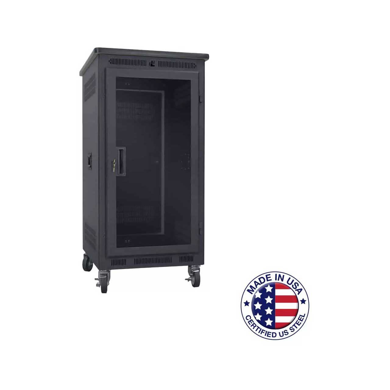 Lowell LPR-2127PGT 21RU Portable Welded-Steel Rack / 27 Inch Deep w ...