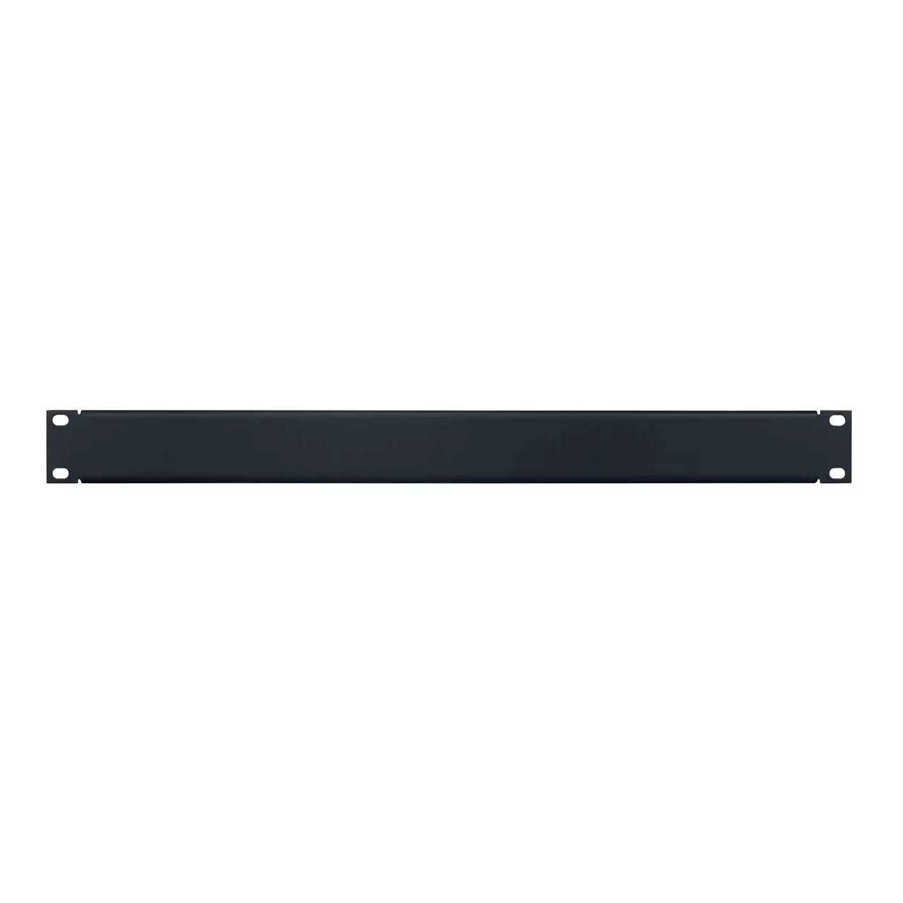 Lowell SEP-1CC 1RU Steel Blank Panel / Smooth Black / 12 each