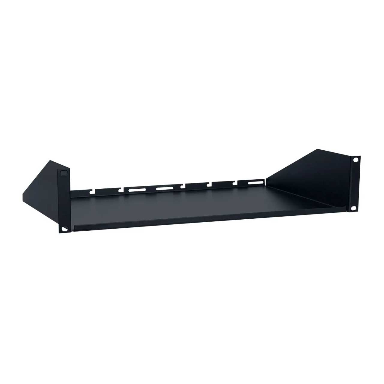 Lowell US-210 2RU Utility Rack Shelf / Solid Base / 10 Inch Deep