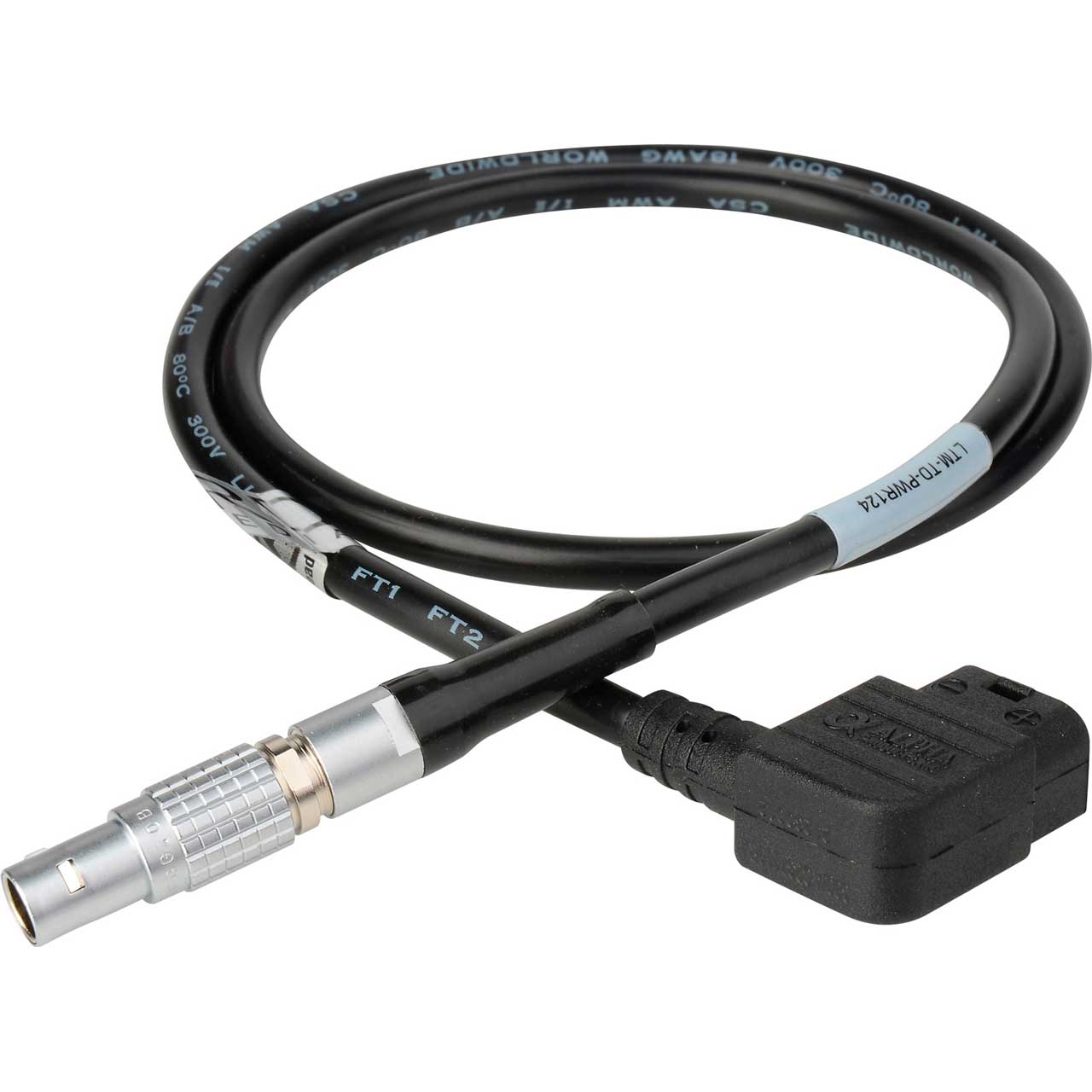 Laird LTM-TD-PWR1 Lemo to PowerTap Cable for LEGACY Teradek Cube - 24 Inch