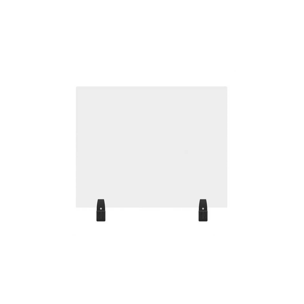 Luxor DIVWT-2424C RECLAIM Acrylic Sneeze Guard 30x24-Inch Clear Divider ...