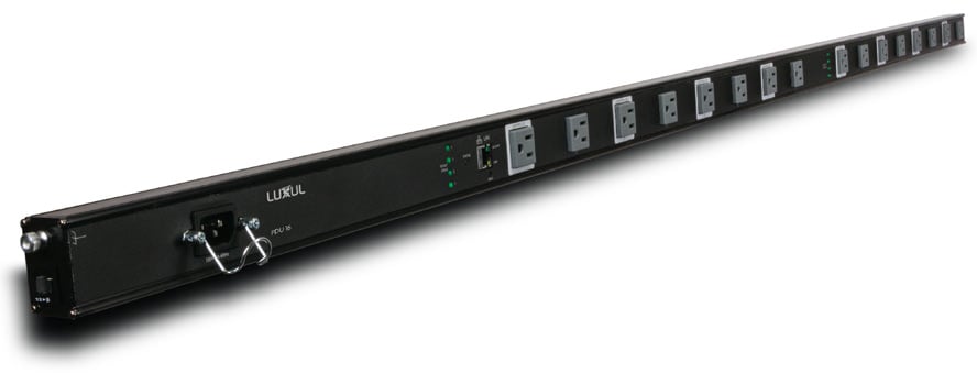 Luxul PDU 16 - Sixteen Outlet Intelligent PDU with 8 Controlled Outlets