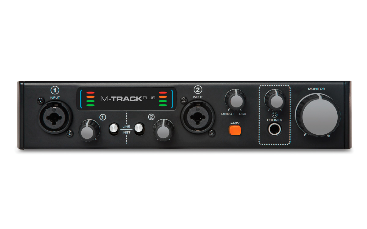 M-Audio M-TRACK PLUS MKII Two-Channel USB 2.0 Audio Interface