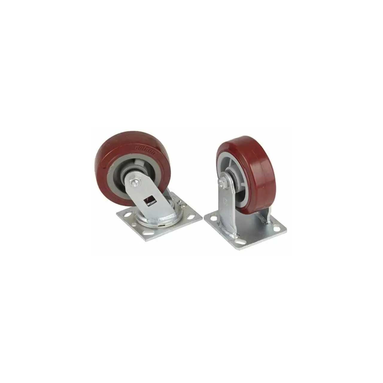 Magliner 86138 Platform Truck Caster Kit - 5 Inch x 2 Inch Polyurethane ...