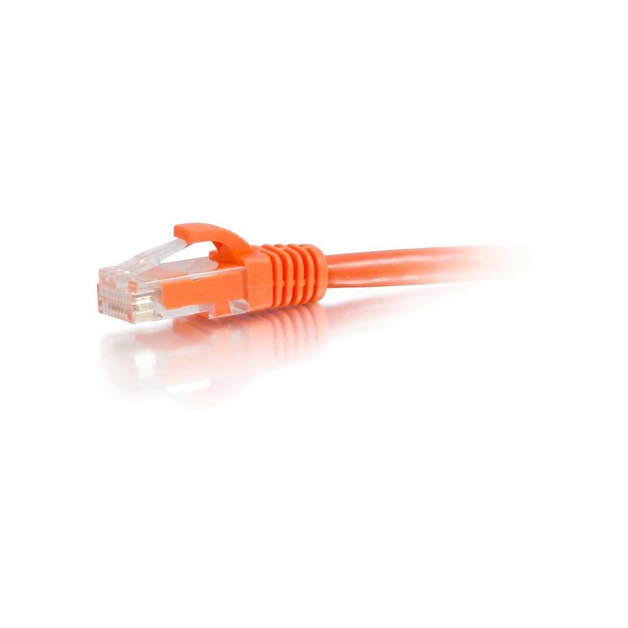 C2G Cat6 Snagless Unshielded (UTP) Ethernet Cable - Cat6 Network Patch Cable - Orange - 20 Foot