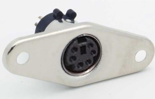 Panel Mount 6 Pin Mini-Din