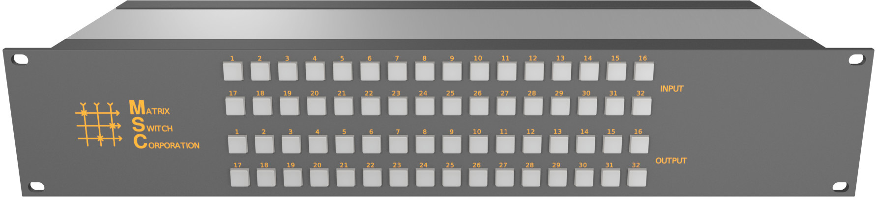Matrix Switch MSC-2HD1624LplusDC 16 Input 24 Output 3G-SDI Video Router ...