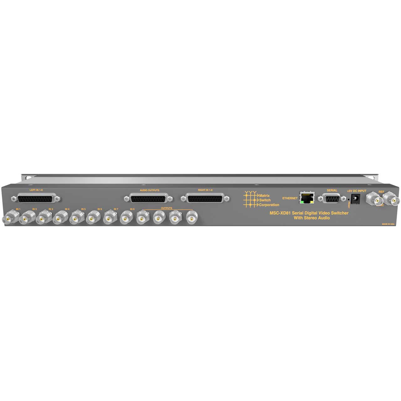 Matrix Switch MSC-XD81AAS 8 Input 1 Output 3G-SDI Video Router with ...