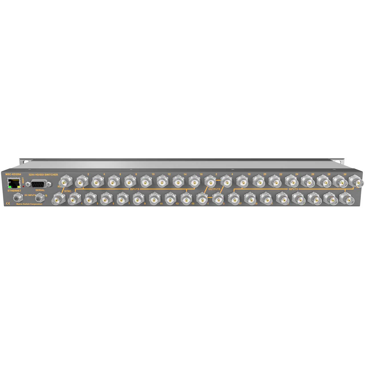 Matrix Switch MSC-XMF172X4 172 Input 4 Output Multi-frame 3G-SDI Router