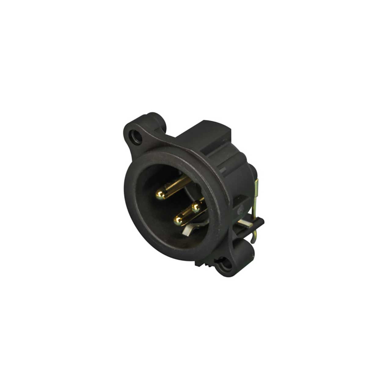 NEUTRIK NC3MAH-0 3 Pole Male XLR Receptacle Plastic Housing Horizontal ...
