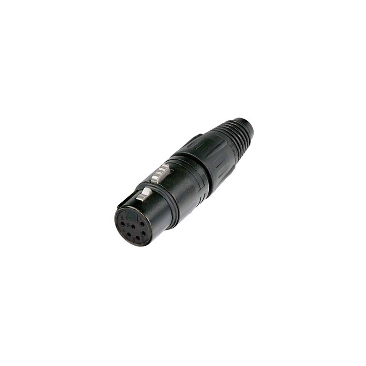 Neutrik NC6FX-B 6 pin XLR Connector Bk/Gold
