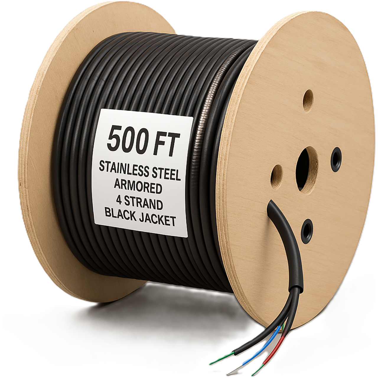 nanoFIBER 4 Core Stainless Steel Armored and BRAID Reinforcement Tight ...