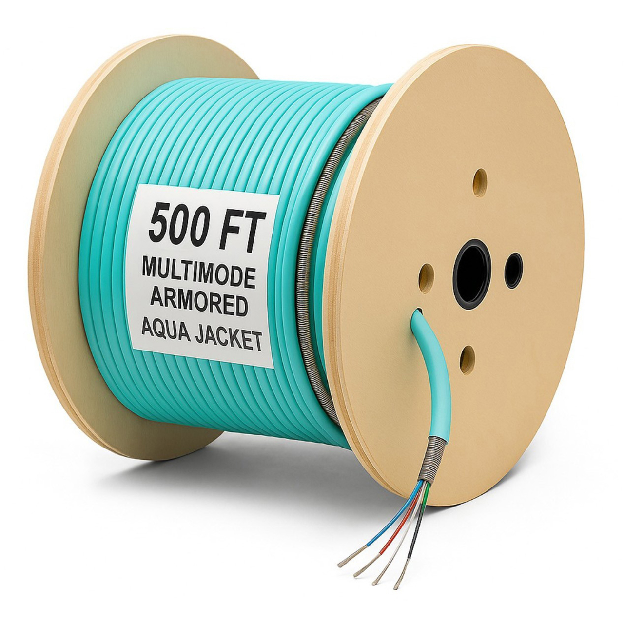 nanoFIBER 6 Strand Steel Armored OM3 50/125 Tight Buffer 900u Indoor ...