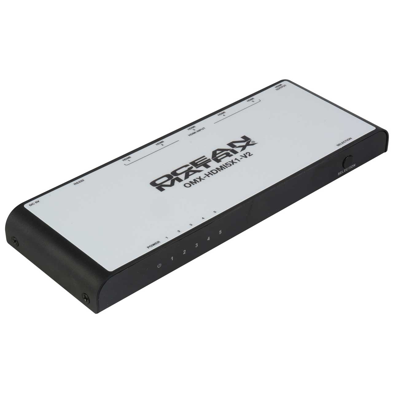 Ocean Matrix OMX-HDMI5X1-V2 4K/UHD 5x1 HDMI 2.0 Switcher with RS232 ...