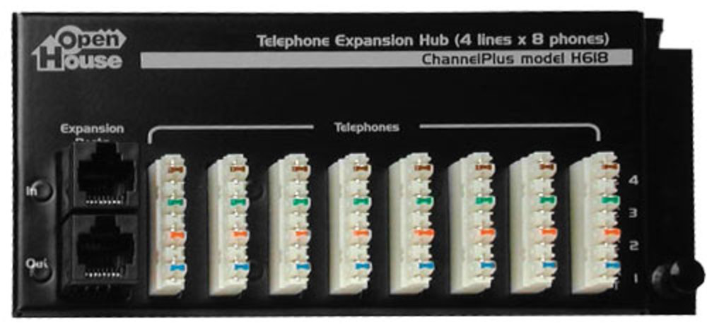 Open House 4x8 110 Punchdown Telephone Expansion Hub